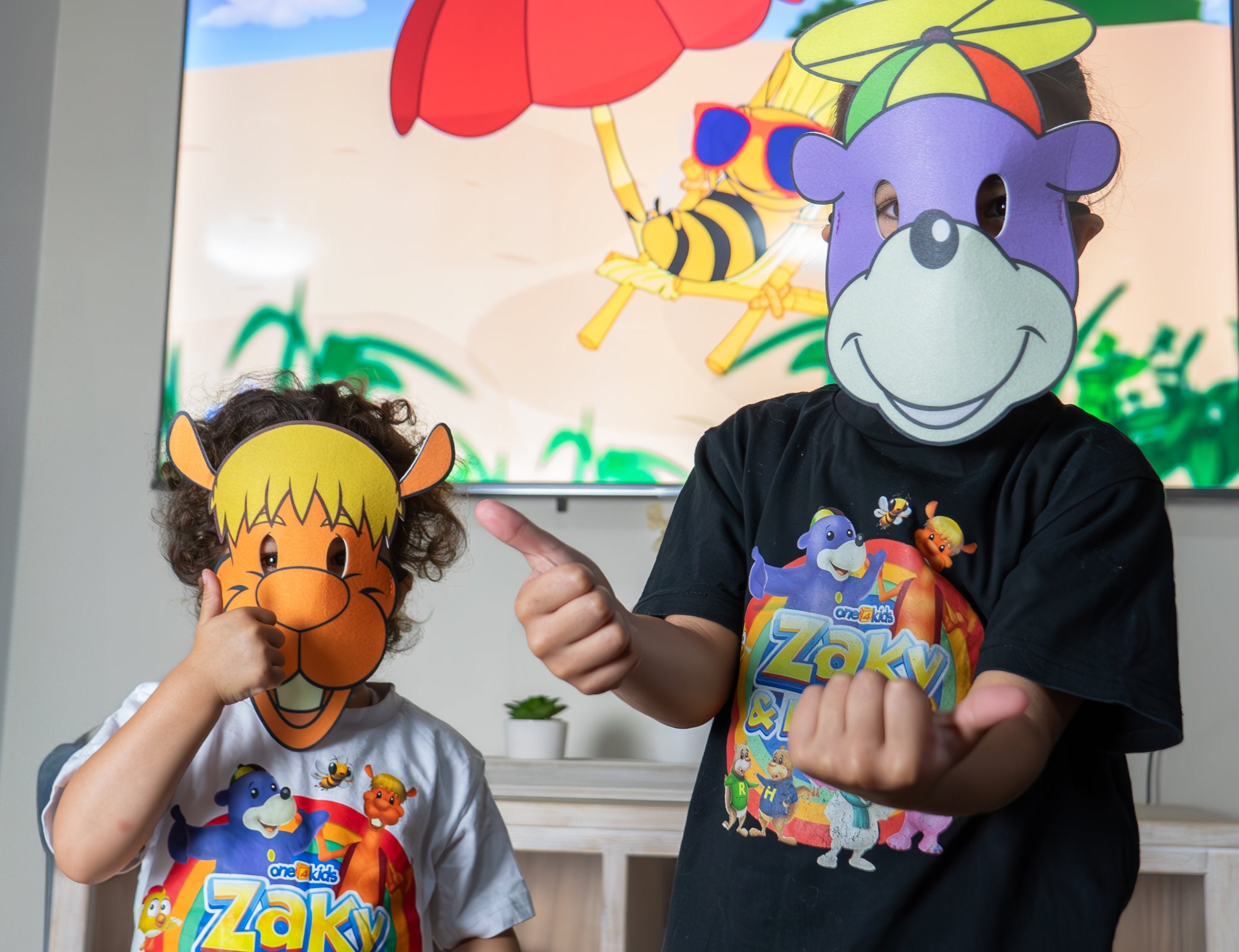 Zaky and Kazwa Masks – One4Kids Online Store